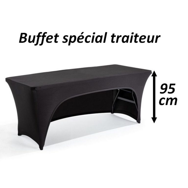 Table buffet traiteur avec housse - Loc'Housses